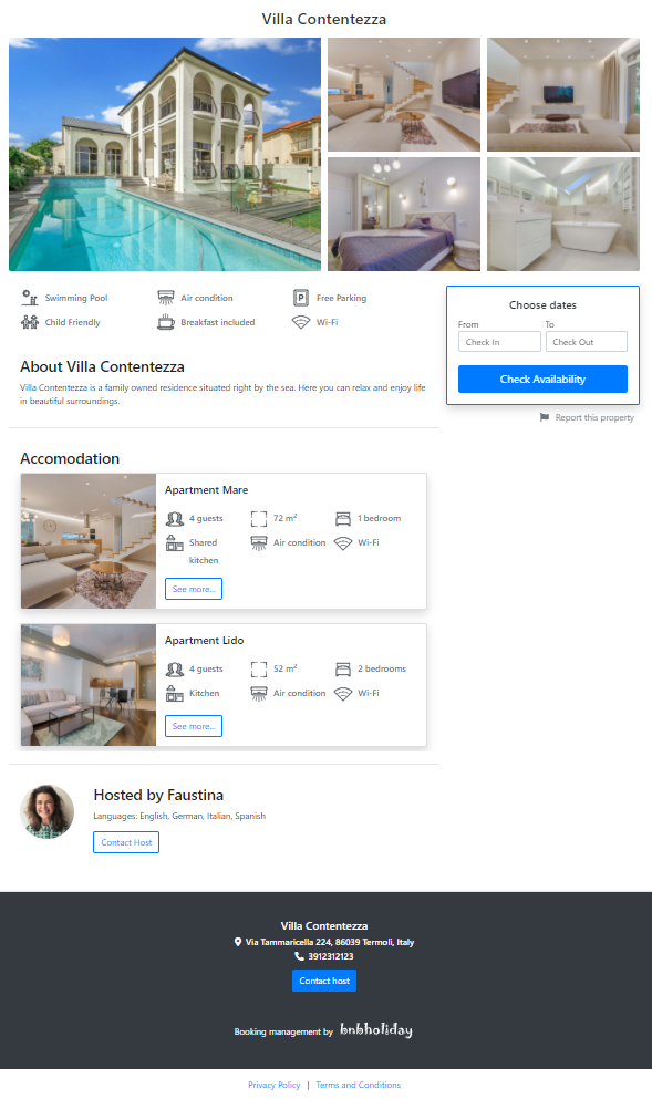 Free Vacation Rental Website Builder